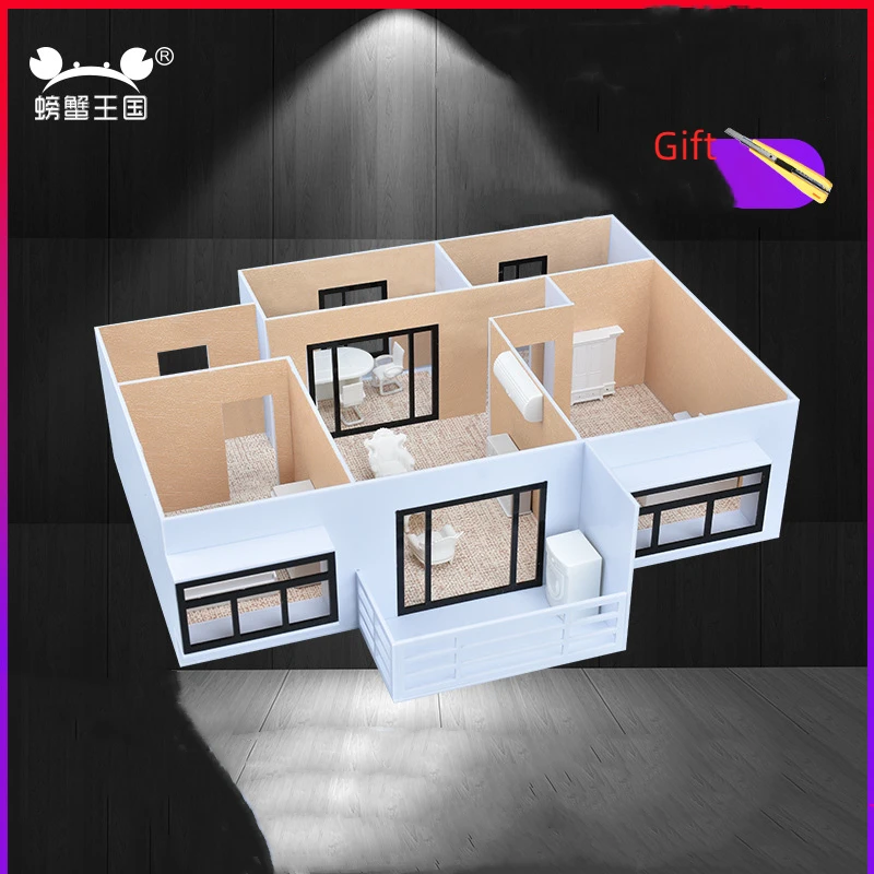1-50-Miniature-House-Building-DIY-Prefabricated-House-Construction-kits ...