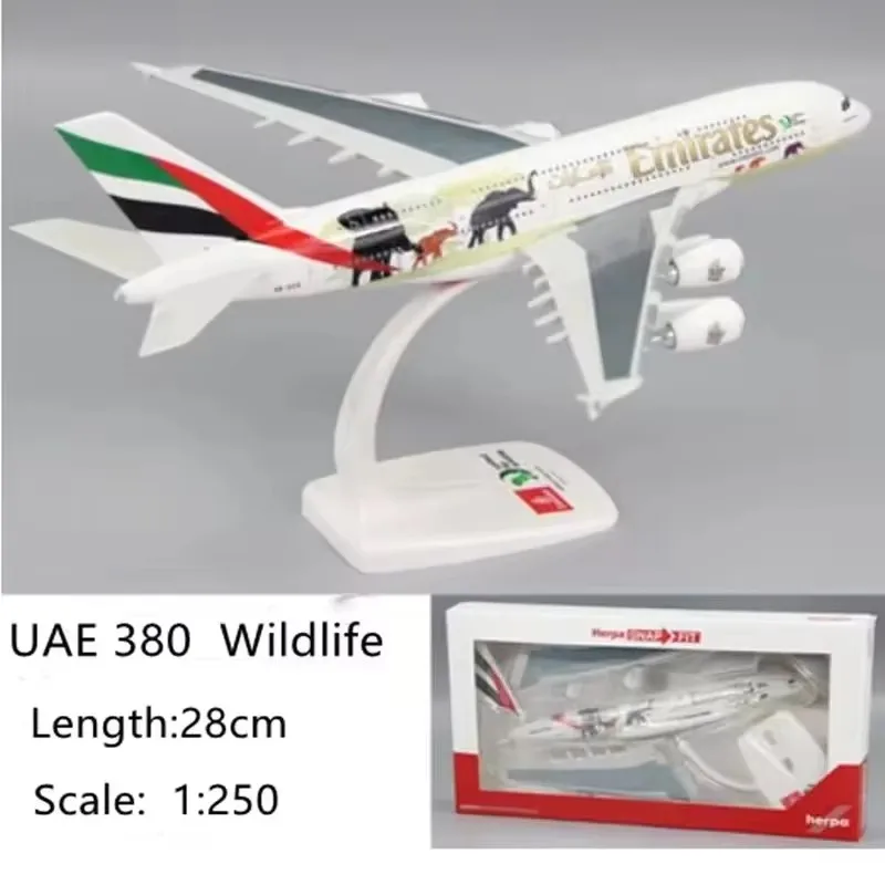 New-1-250-Emirates-Airline-A380-ABS-Aircraft-Model-Toys-Aircraft-Models ...