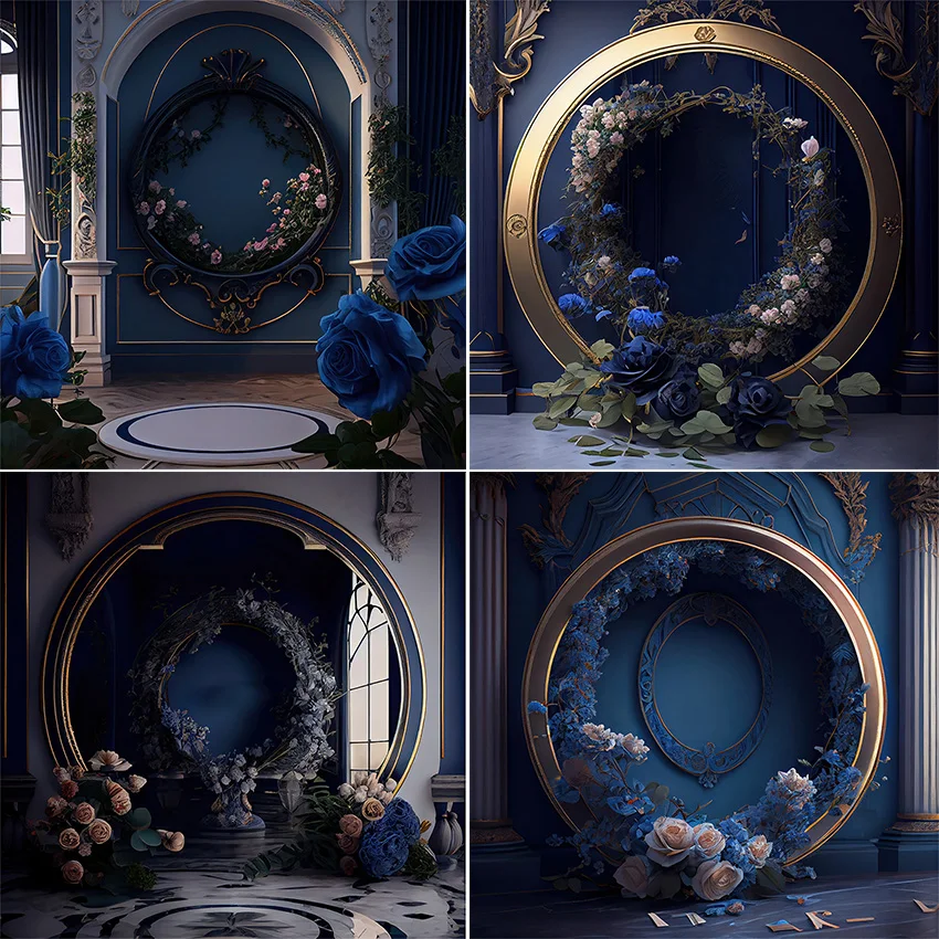 Mehofond-Arri-re-Plan-de-Photographie-Anneaux-Floraux-Bl192-Azura-D-cor ...