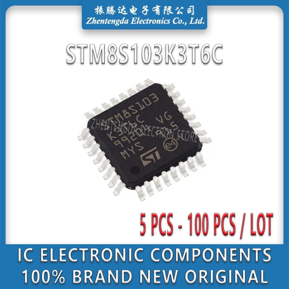 STM8S103K3T6C STM8S103K3T6 STM8S103K3 STM8S103 STM8S STM8 STM IC MCU Chip LQFP 32| | - AliExpress