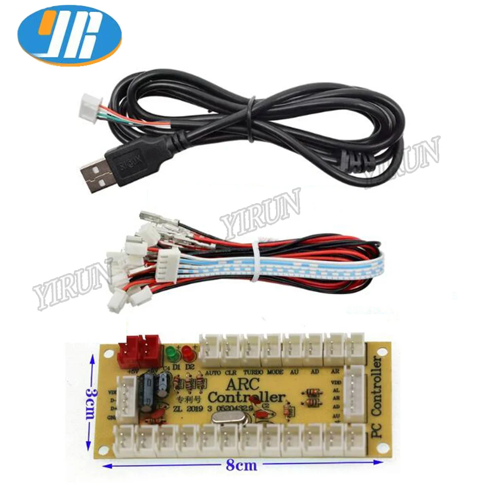 Arc-Usb-Arcade-Game-Controller-For-Pc-Raspberry-Pi-Zero-Delay-Joystick ...