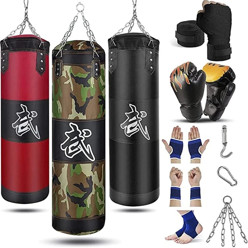 Professional-Boxing-Punching-Bag-Sandbag-Training-Thai-Sand-Fight ...