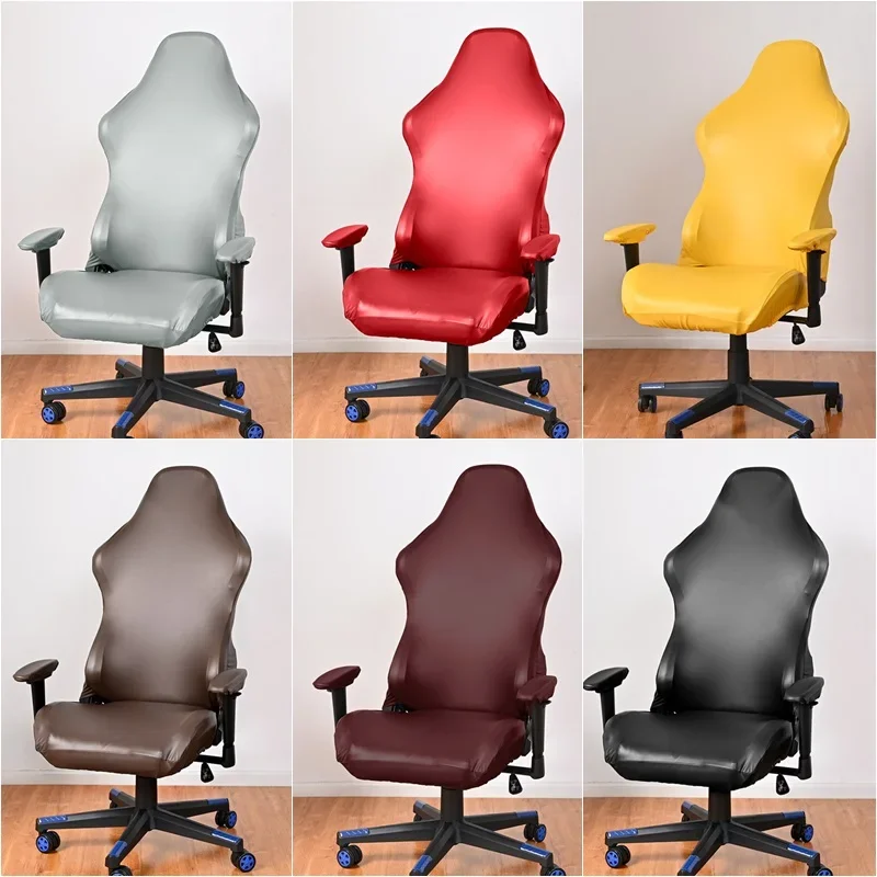 PU-Leather-Gaming-Chair-Cover-Office-Chair-Cover-Elastic-Armchair-Seat ...