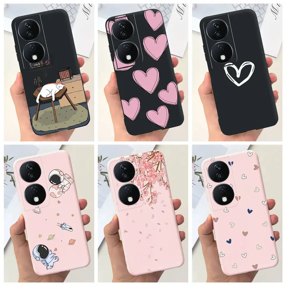 Love-Heart-Flower-Capas-For-Honor-X7B-Case-Cover-For-HonorX7B-Silicone ...