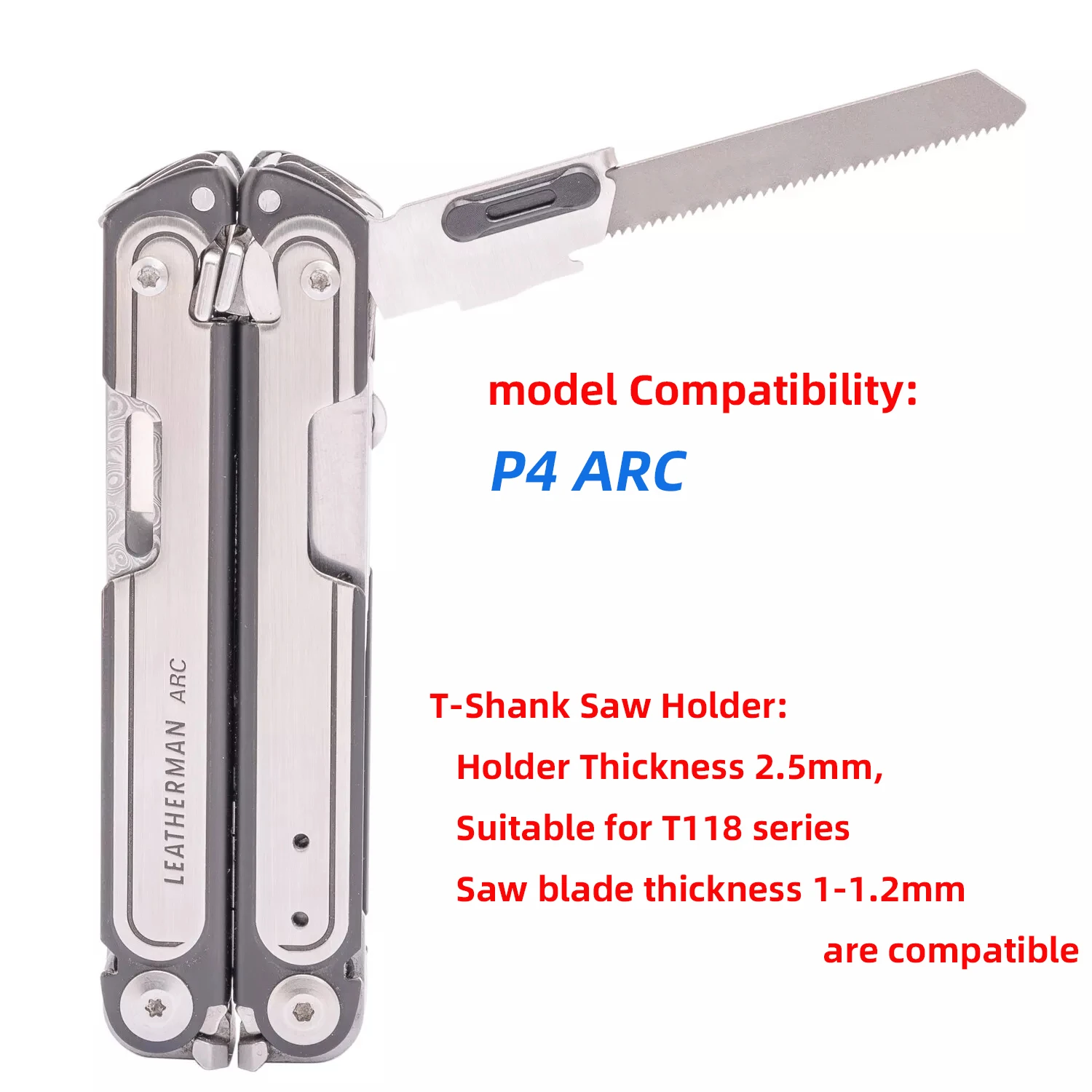 1-piece-Saw-T-Shank-Holder-with-Thumb-Grip-for-Leatherman-P4-ARC-CNC ...