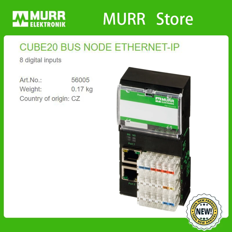 56005-MURR-CUBE20-BUS-NODE-ETHERNET-IP-8-digital-inputs-Bus-nodes-DI8 ...