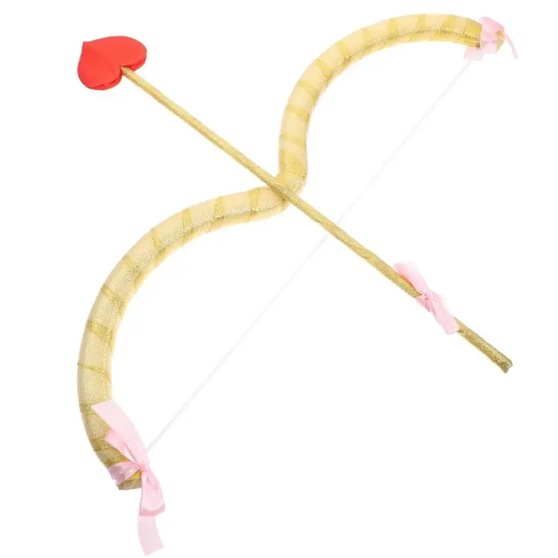 1 Set Cupid Bow And Arrow Cupid Cosplay Costume Accessory Valentine'S ...