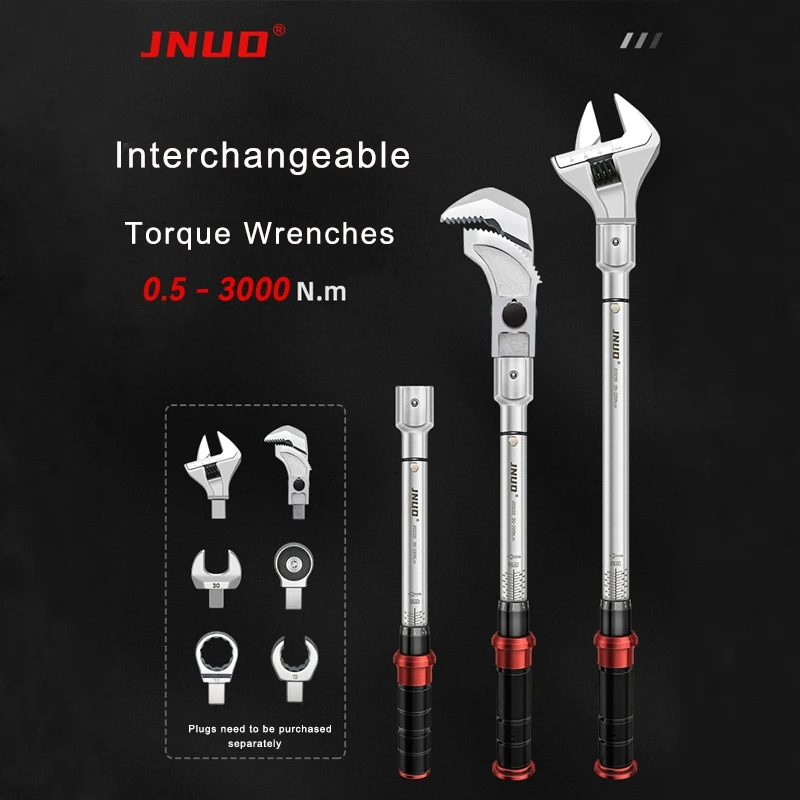 JNUO-Interchangeable-Head-Torque-Wrench-Set-Plug-in-Socket-Adjustable ...