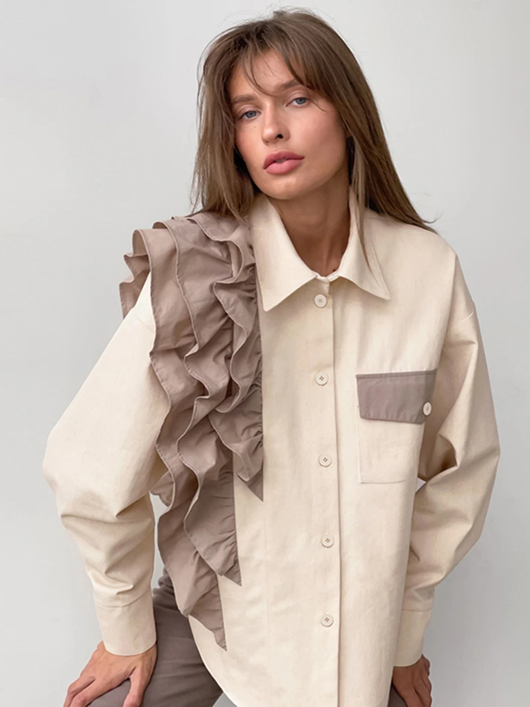 Ruffled Shirts For Women