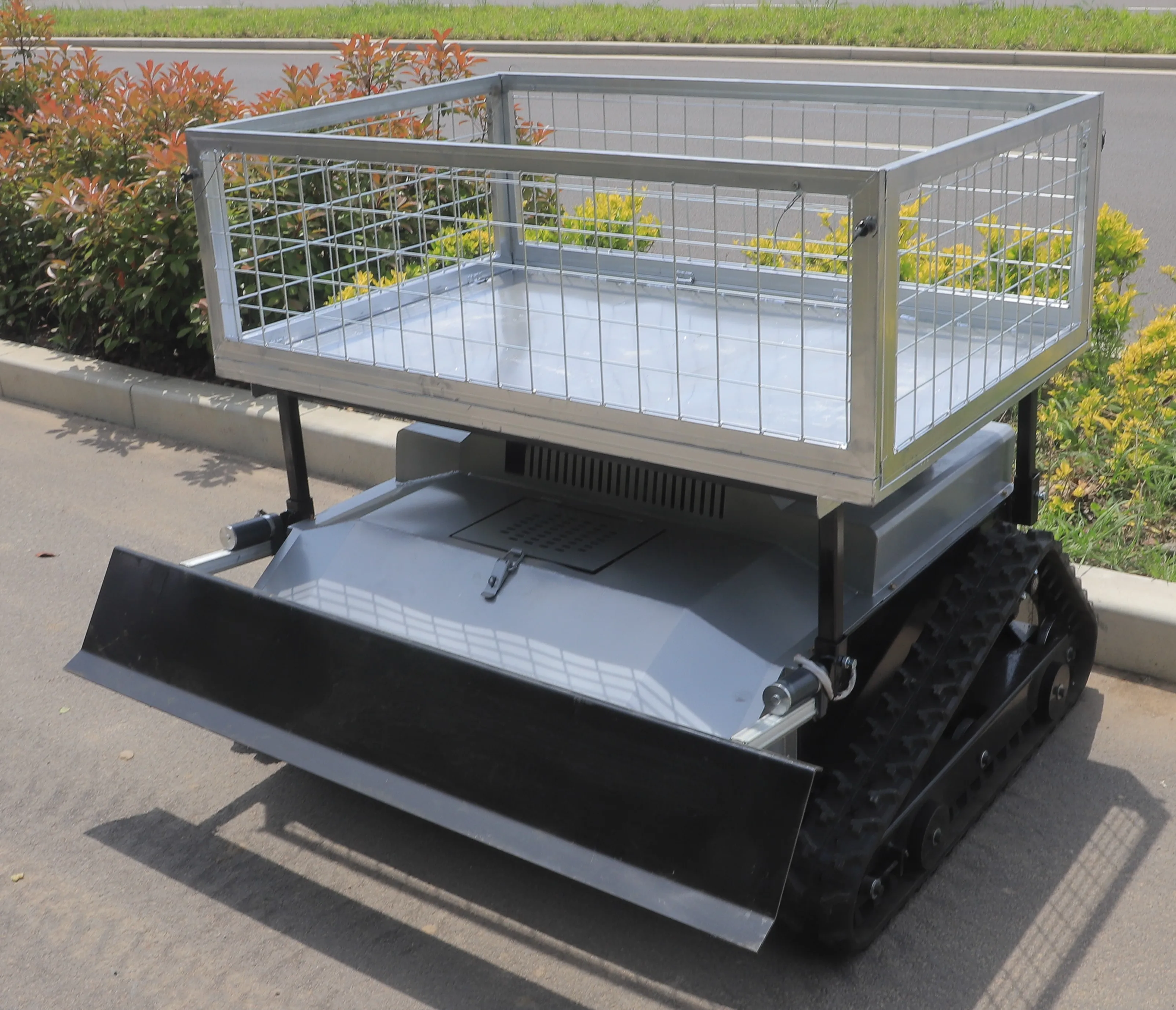 Gasoline-Radio-Control-Grass-Cutter-RC-Slope-Lawn-Mower-Tracked-All ...