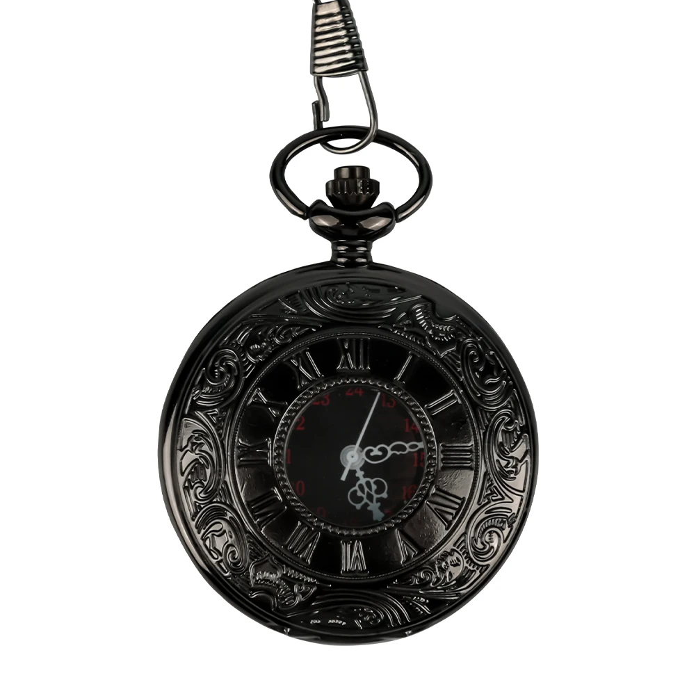 Black And White Pocket Watch
