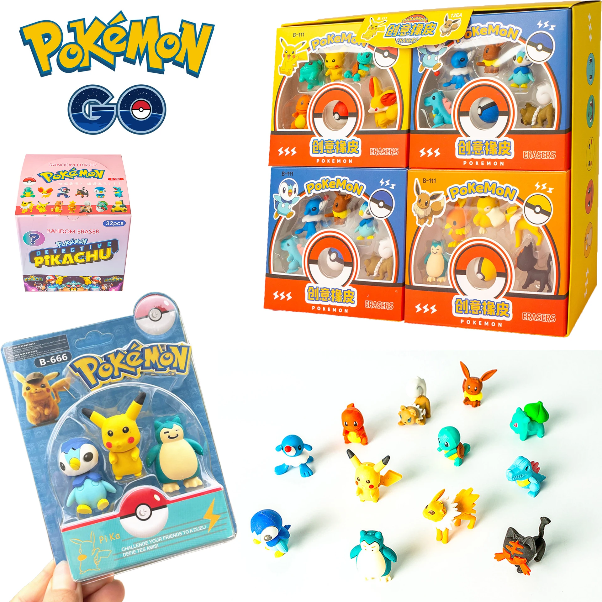 Anime-Pokemon-Eraser-for-Kids-L-pis-Eraser-dos-desenhos-animados-Rubber ...