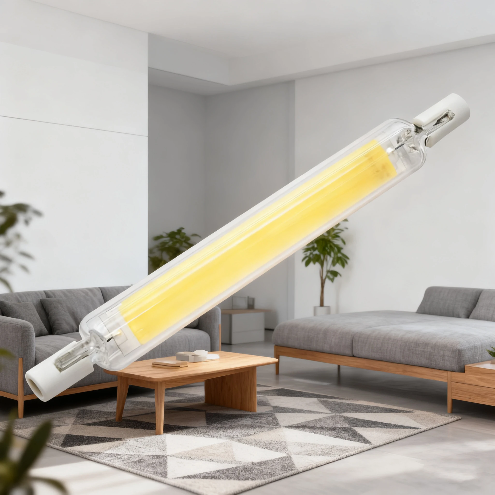 R7s Led Lamp 220v 10W/20W 118mm Indoor Outdoor Light Bright Tube White ...