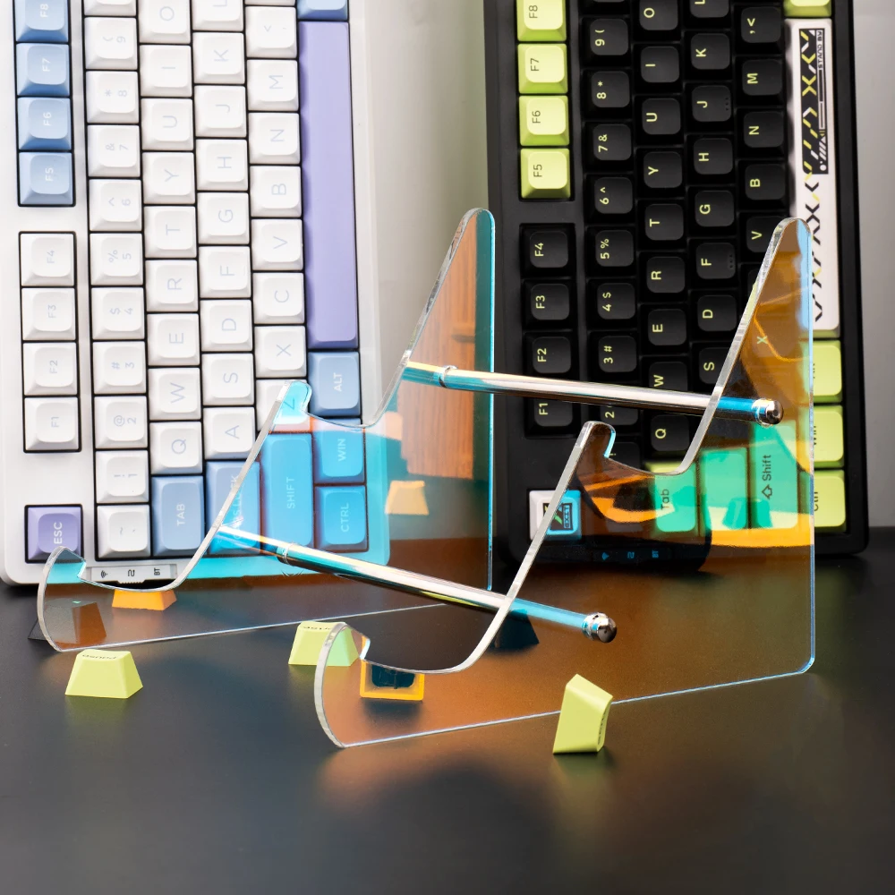 1-2-3-Tiers-Display-Keyboard-Holder-Transparent-Acrylic-Keyboard-Stand ...