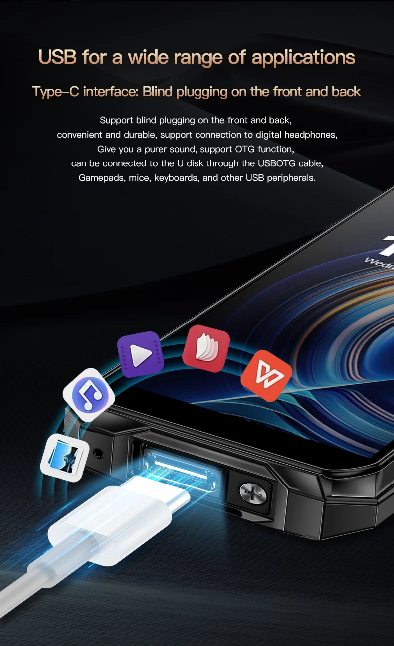 2024 SERVO KING7000 Rugged Mini Smart Phone 4G Global IP68 Protection Android11 System NFC Power ...