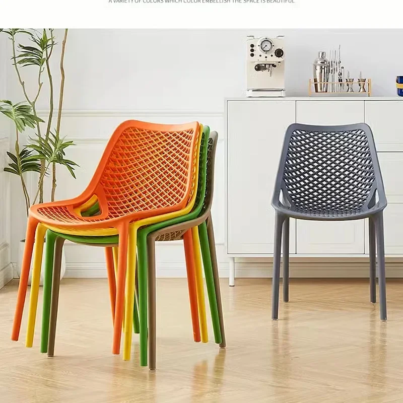 Hollow out dinning chair Modern Restaurant Accent chair for living room ...