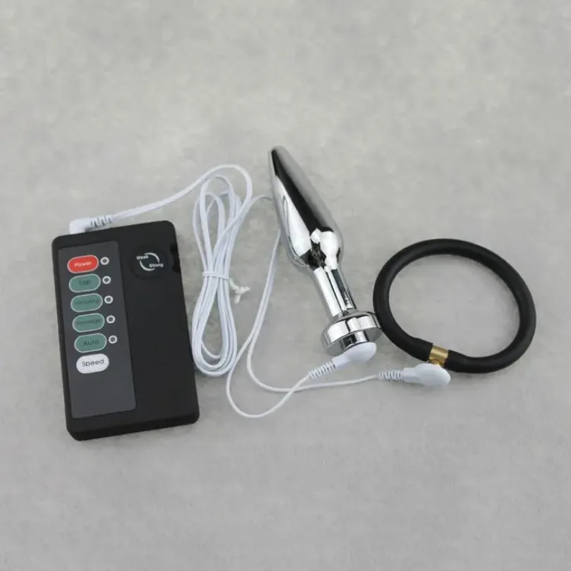 SODANDY-Electro-Sex-Toys-Anal-Plug-E-Stim-Penis-With-Cock-Ring-Butt ...