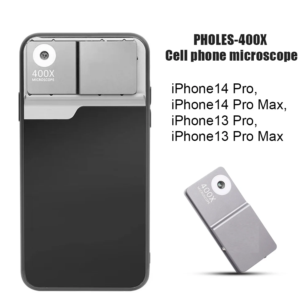 400X-Microscope-Phone-Lens-Case-Kit-Professional-for-iphone-13-Pro-MAX ...