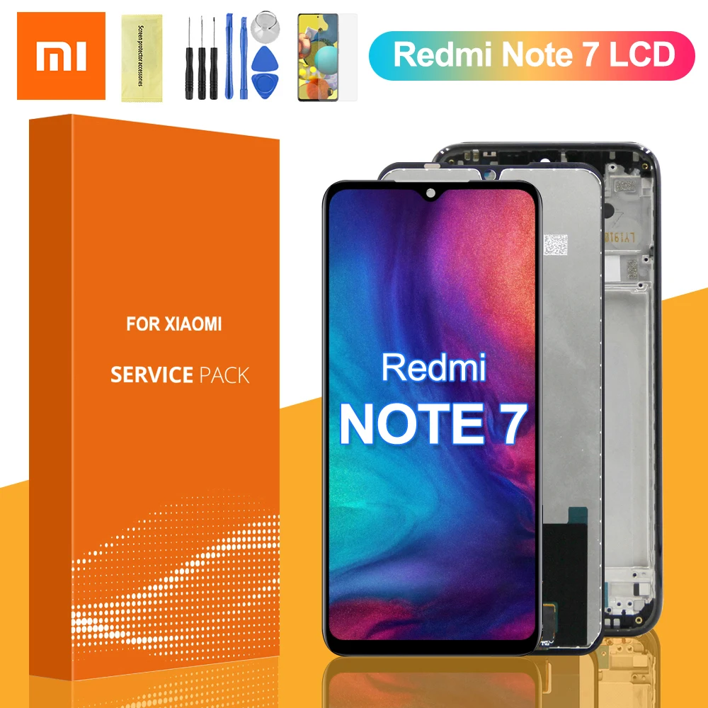 Original 6.3'' Lcd For Xiaomi Redmi Note 7 Lcd Display Touch Screen ...