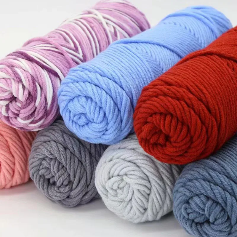 100g-roll-Super-Thick-Yarn-Milk-Cotton-Thread-For-Hand-Knitting-Scarf ...