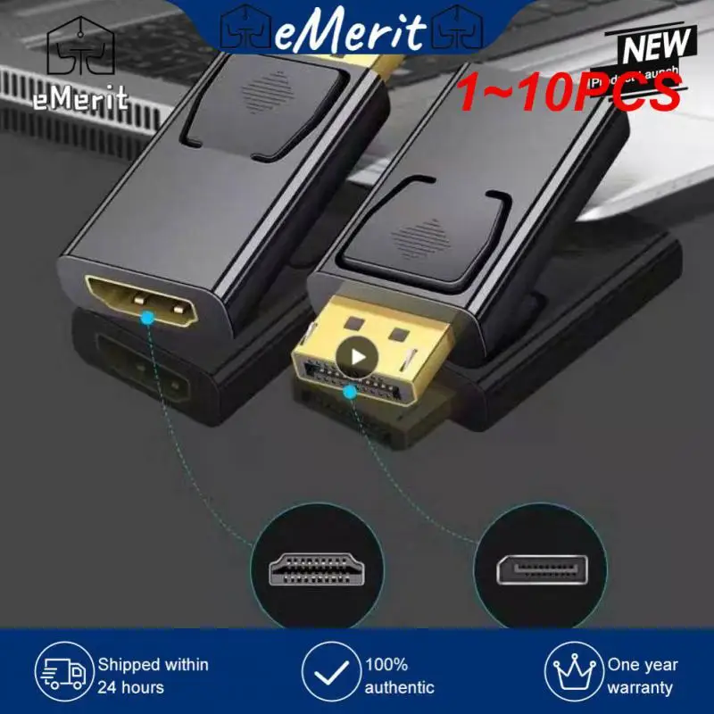 1-10PCS-DP-to-HDMI-compatible-Adapter-of-computer-monitor-converter ...