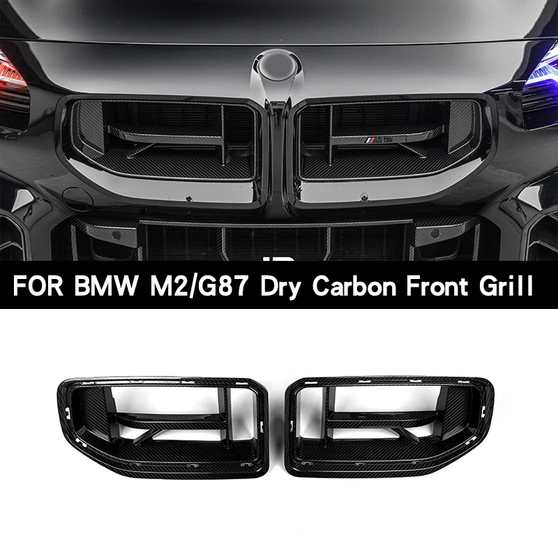 For BMW M2 G87 2023+ CS Style Dry Carbon Fiber Racing Grills Front ...