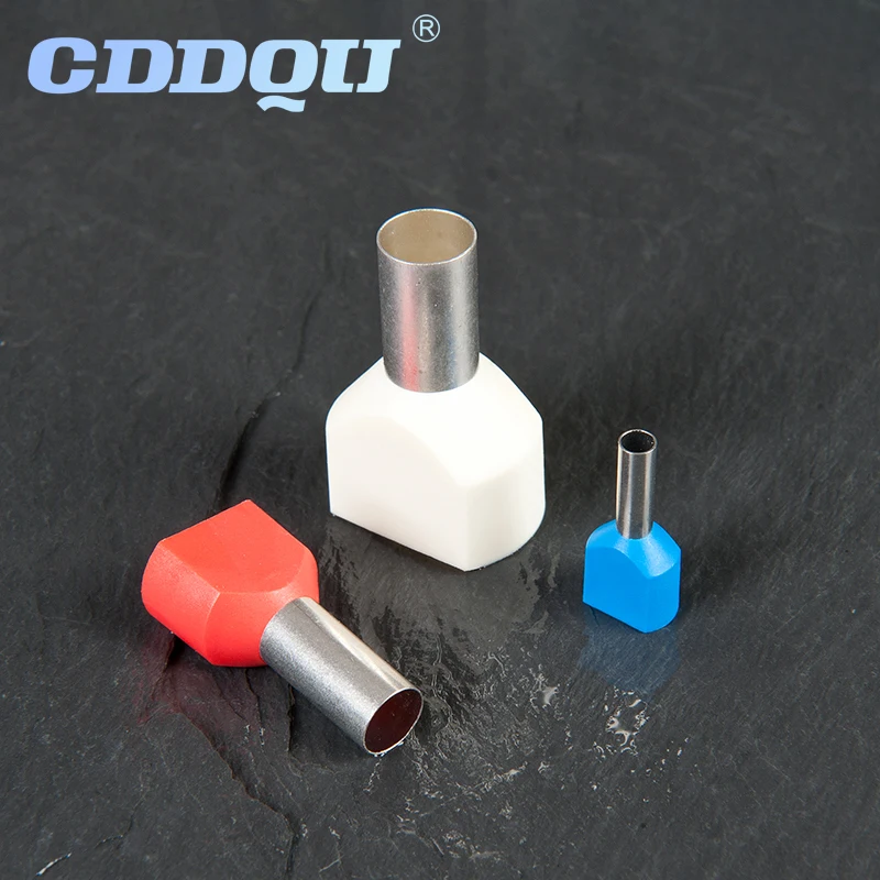 Bloque de terminales de doble Cable aislado, casquillos de doble Cable ...