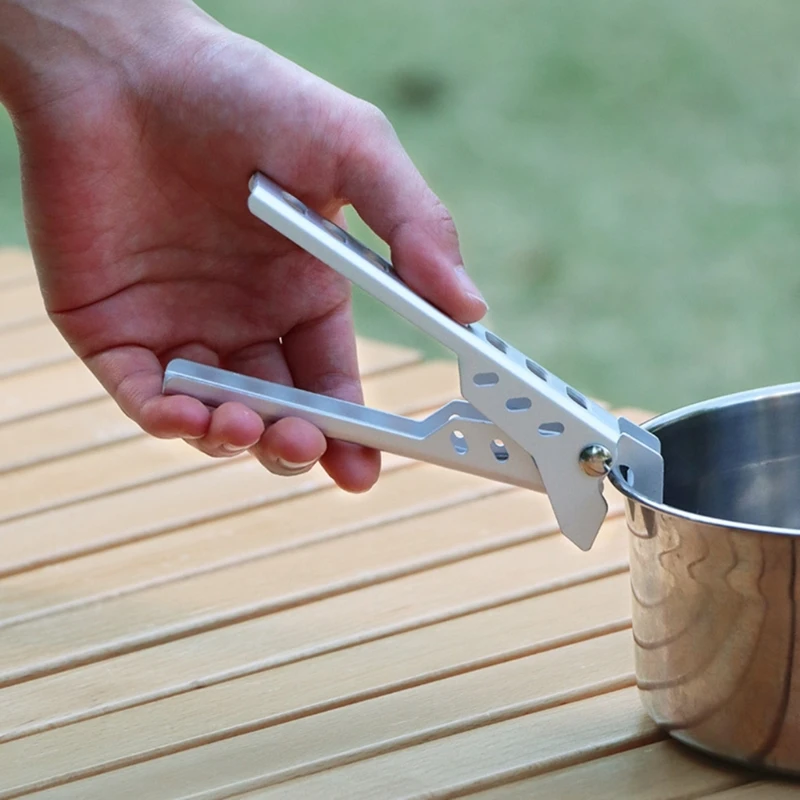 Camp Pot Clip Handle Anti-Hot Handle Clip Grippers Aluminum Grip Hot ...