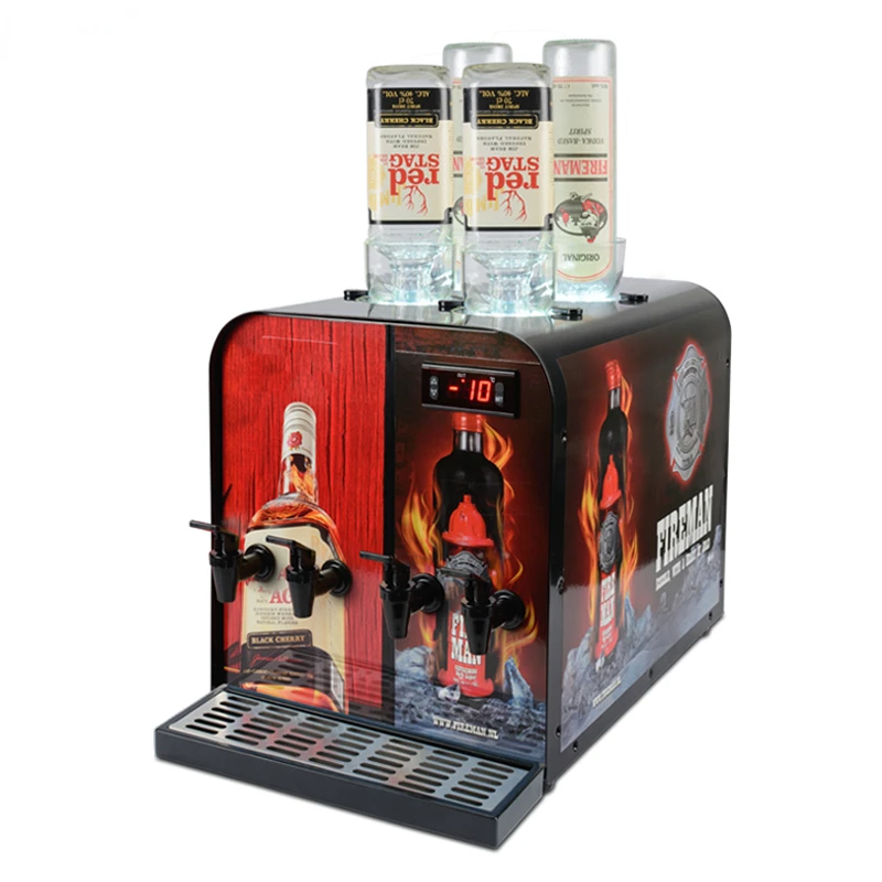 4-bottle-tequila-cold-liquor-shot-chiller-mobile-multi-double-bar-drink ...