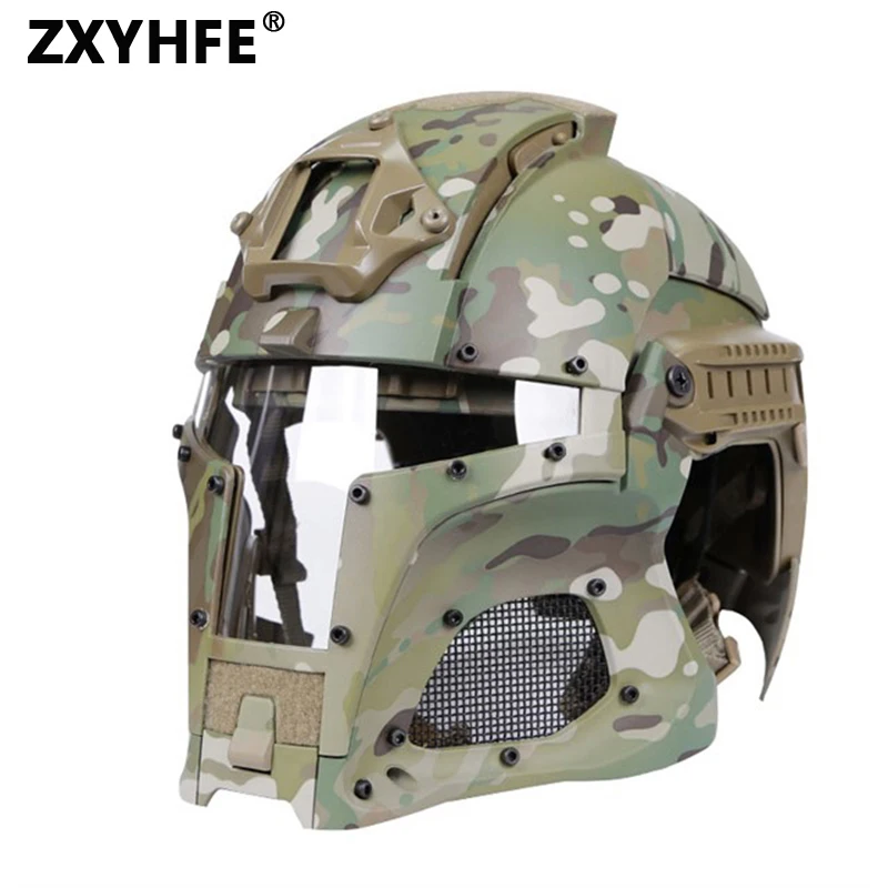 ZXYHFE-casco-Medieval-Iron-Wargame-Tactical-Paintball-Acessories ...