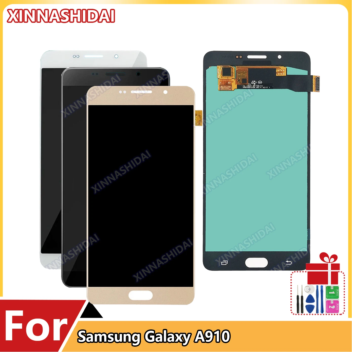 Super-AMOLED-A9-LCD-For-SAMSUNG-GALAXY-A9-Pro-LCD-2016-A910-A9100-A910F ...