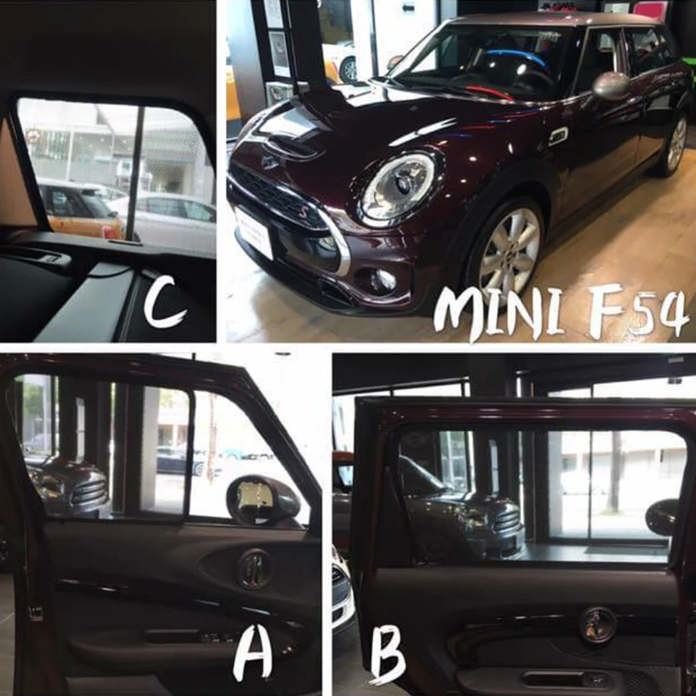 For-Mini-Clubman-F54-2015-2023-Car-Sunshade-Shield-Magnetic-Rear-Side ...