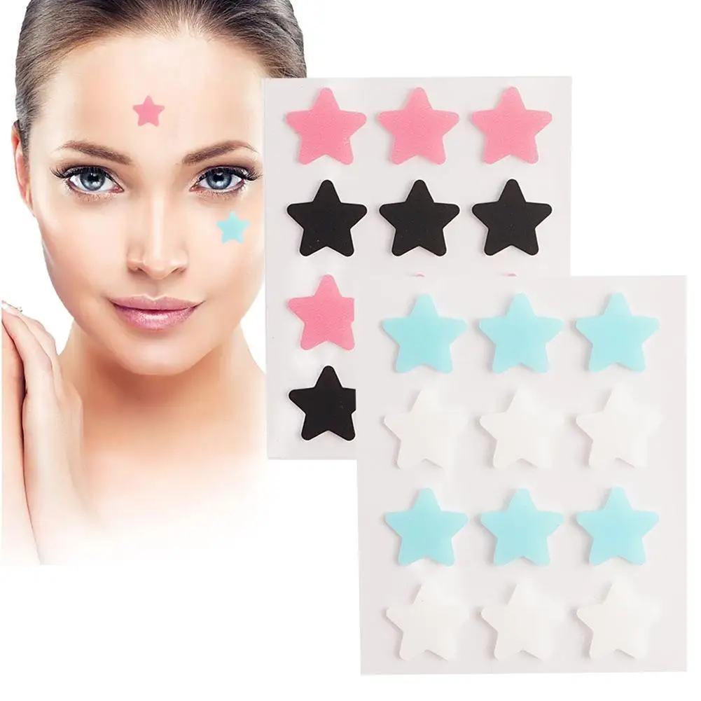 12-Counts-Pimple-Patch-Cute-Star-Shaped-Acne-Absorbing-Cover-Patch ...