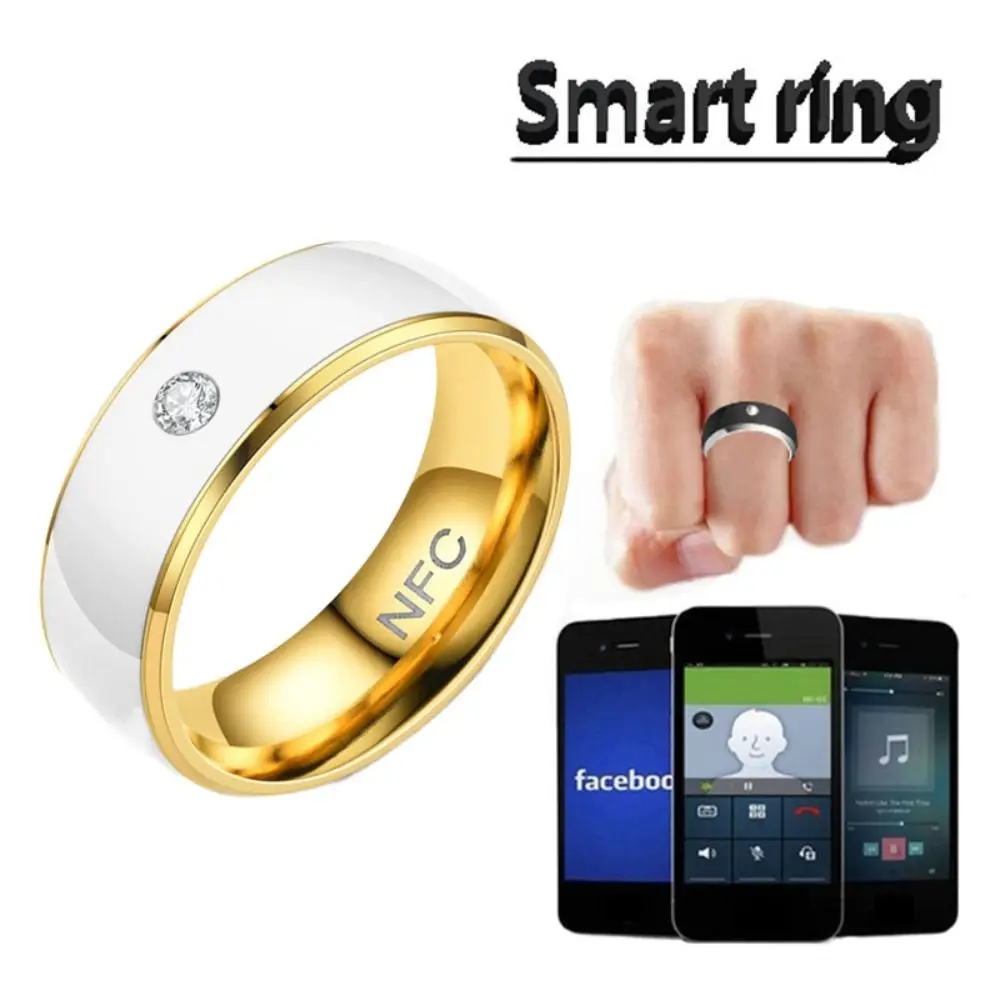 Anillo-inteligente-de-acero-inoxidable-NFC-anillo-Digital-de-dedo ...