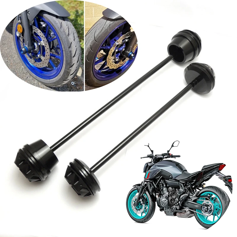 Front-Rear-Wheel-Fork-Slider-Protector-For-YAMAHA-MT-07-Motorcycle ...