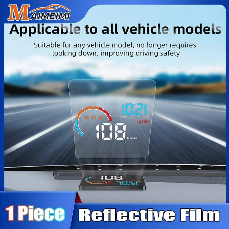 Car-HUD-Reflective-Film-Head-Up-Display-System-Film-OBD-II-Fuel ...