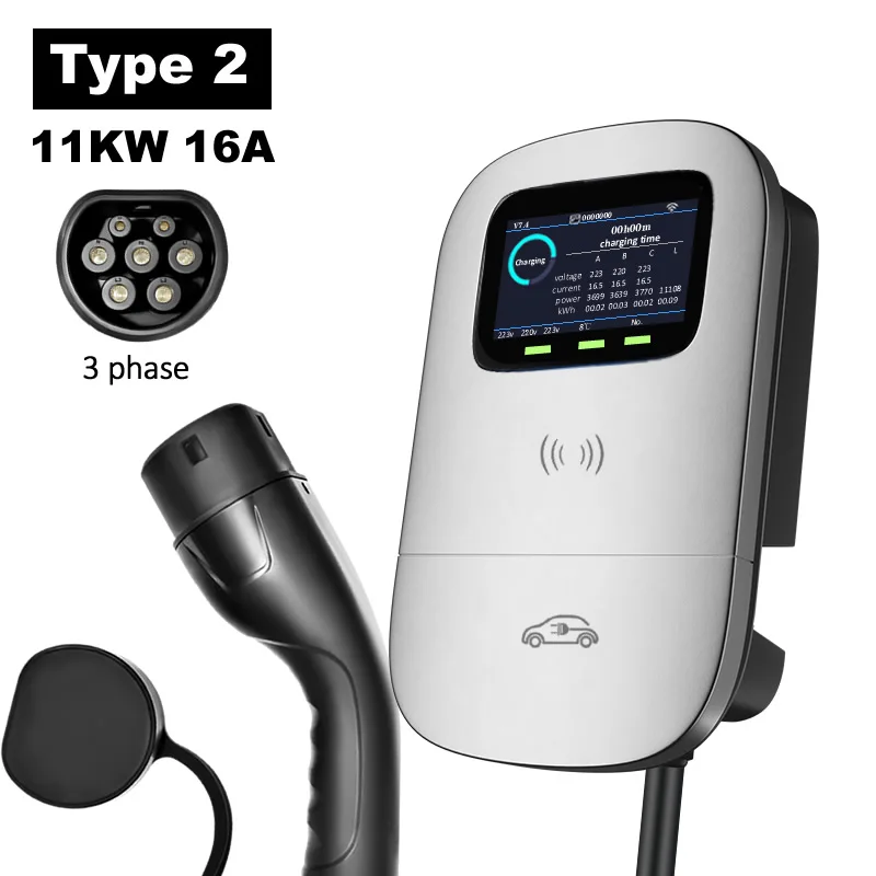 3-phase-16A-Electric-Car-Charger-Charging-Station-Cable-Vehicle-Charger ...