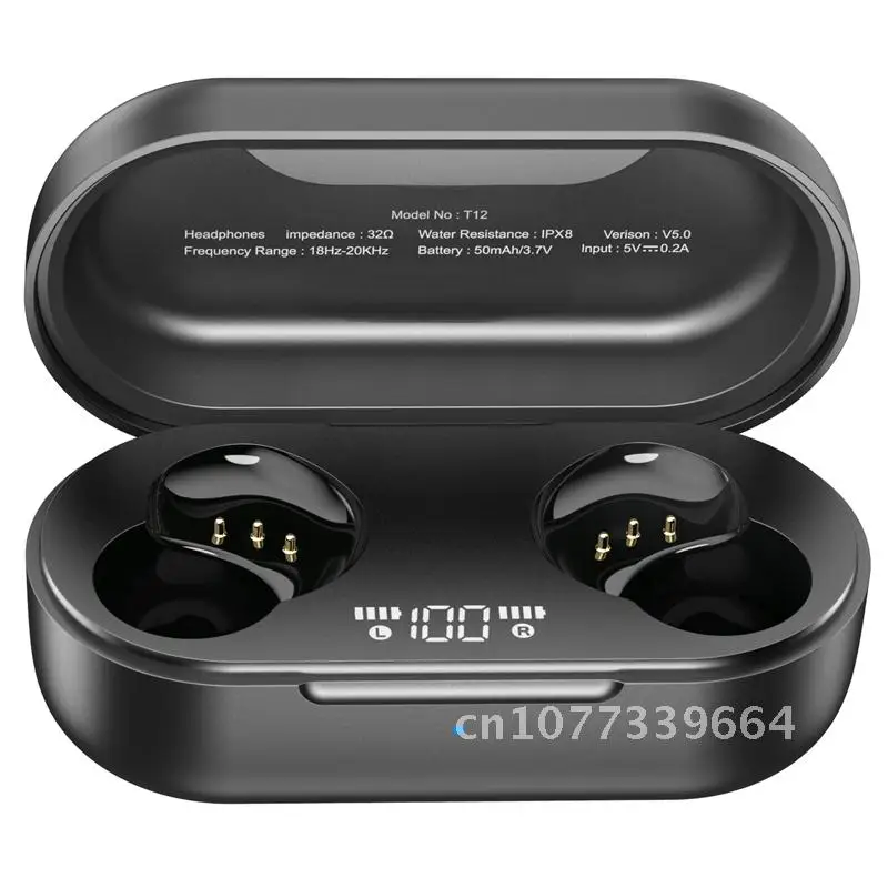 TOZO-2500mAh-Earbuds-Wireless-Charging-Case-for-TOZO-T12-Wireless ...