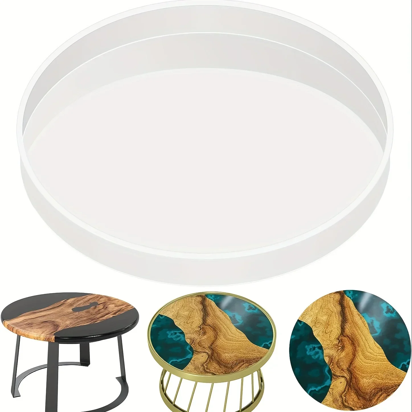 1pc-24-Inch-Resin-Table-Silicone-Casting-Molds-Large-Round-Epoxy-Table ...