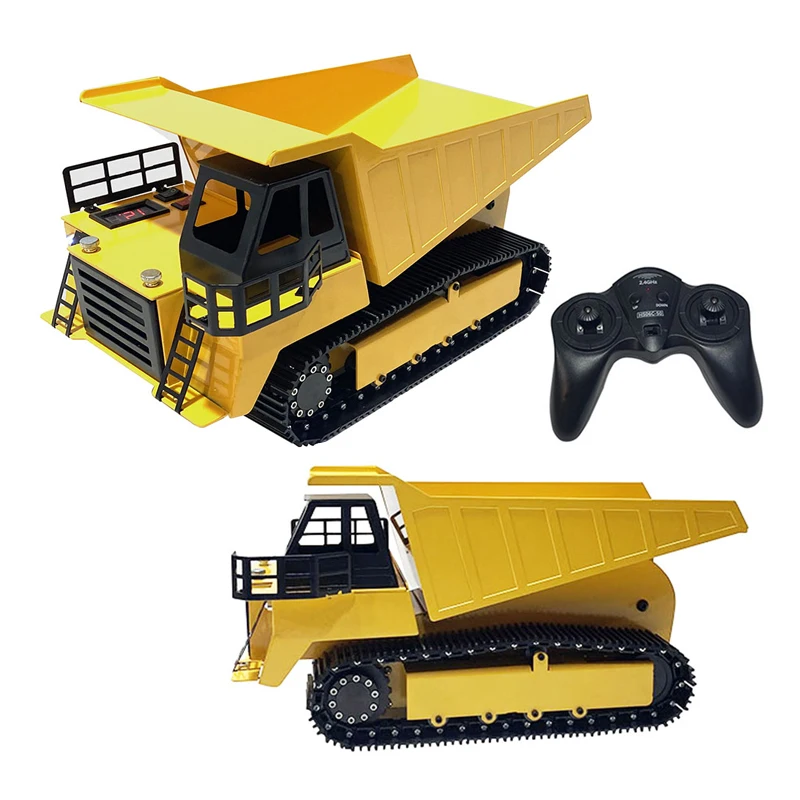Remote-Control-Mining-Truck-Metal-Tracked-Engineering-Vehicle-Model ...