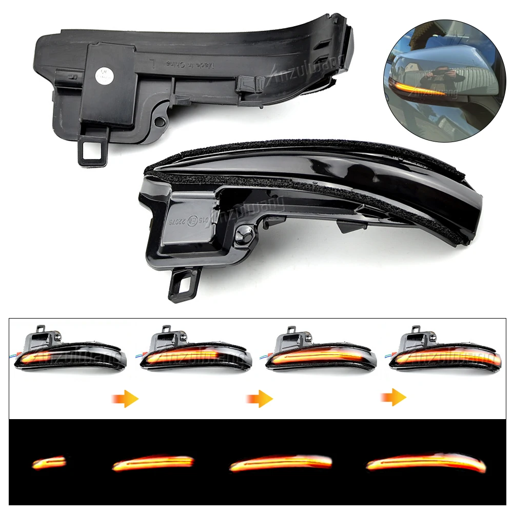 LED-Dynamic-Turn-Signal-Light-Mirror-Indicator-For-Toyota-RAV4-XA50 ...