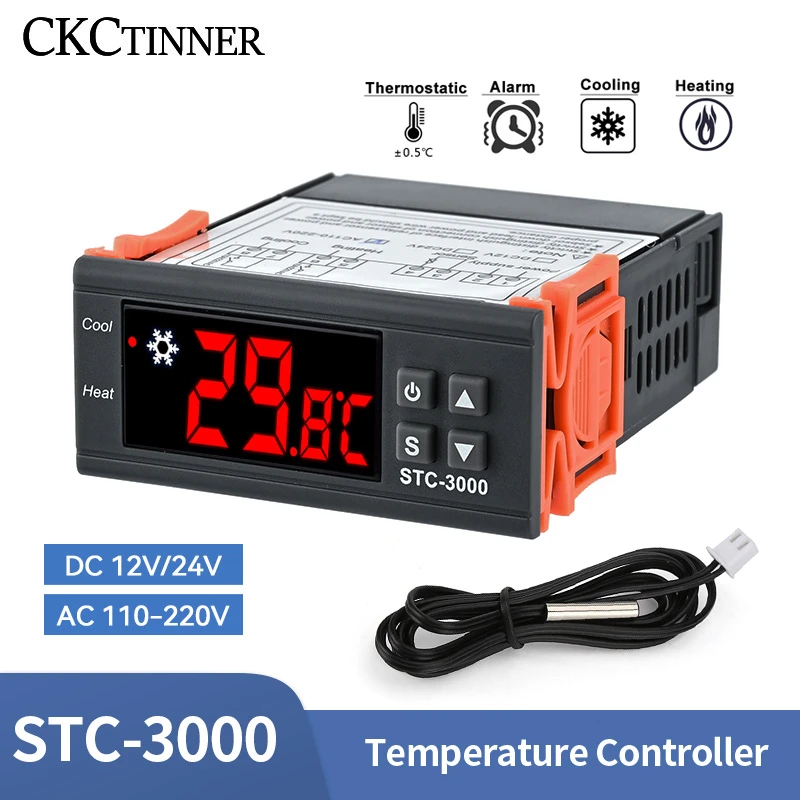 STC-3000 LED Digital Thermostat Temperature Controller Thermoregulator ...