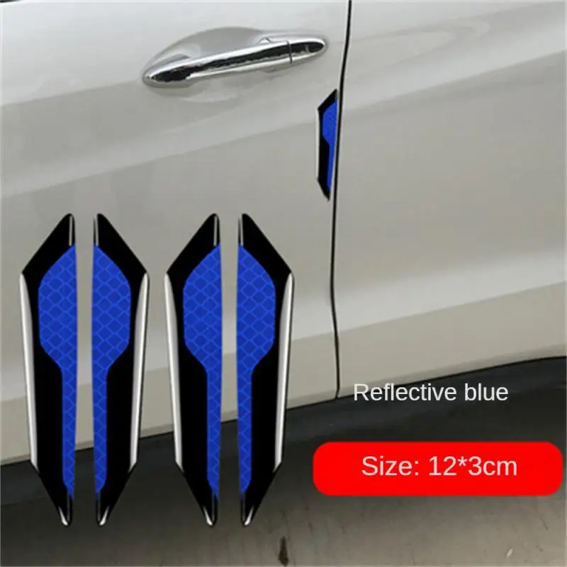 4pcs-Car-Door-Anti-collision-Strip-Body-Anti-scratch-Strip-Reflective ...