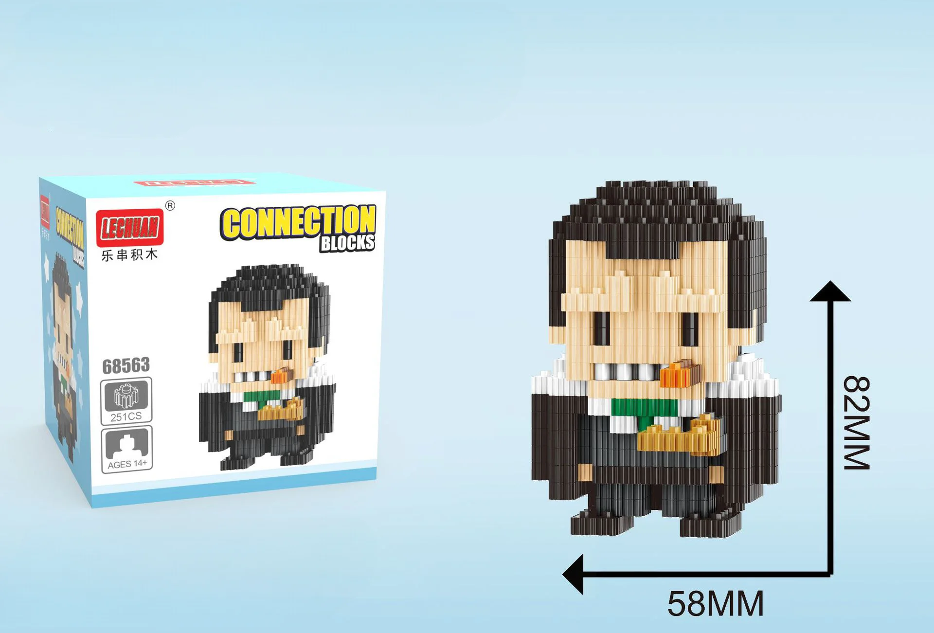 Mini bloques de construcción de One Piece, figuras de NARUTA, figuras ...