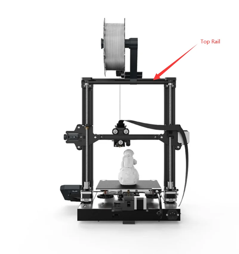 1PC Ender-3 S1/Pro 3D Printer Top Rail 2020 V-slot European Standard ...