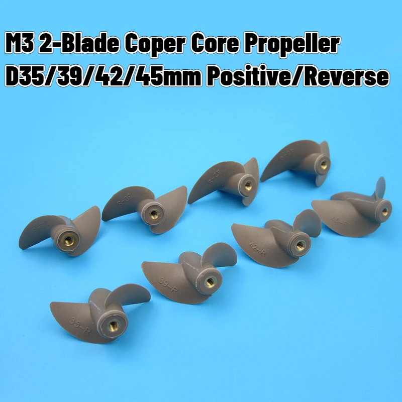 Rc-Boat-2-Blade-M3-Thread-Copper-Core-Semi-immersed-High-Strength-Nylon ...