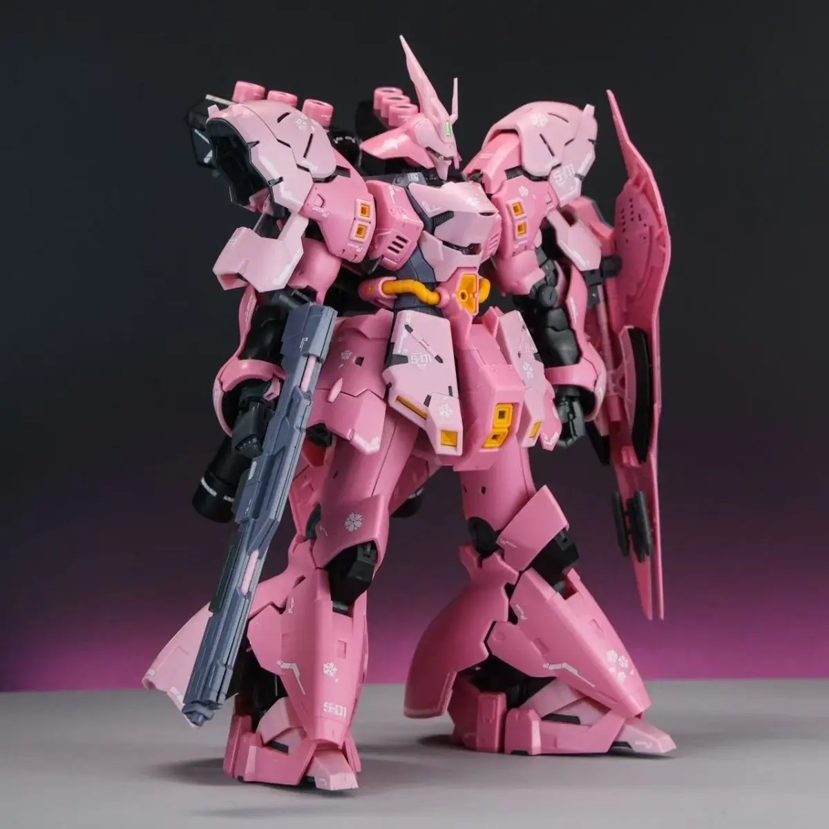 STAR Model 1/144 RG MSN-04 Sazabi Pink Assembly Model Kits Anime Action ...