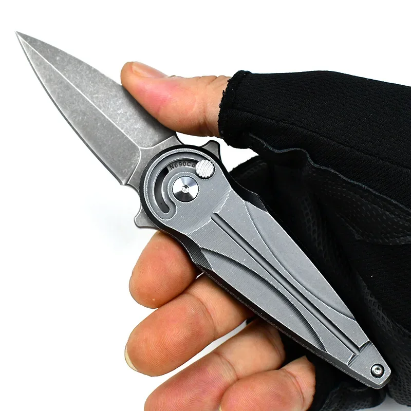 Cicada-aluminum-handle-n690-steel-mini-Mini-pocketknife-handy-emergency ...