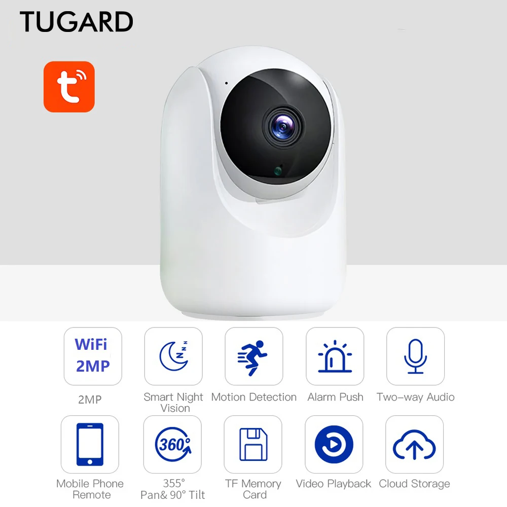 TUGARD-WiFi-Camera-HD-1080P-IP-Camera-Wireless-Security-Home-CCTV ...