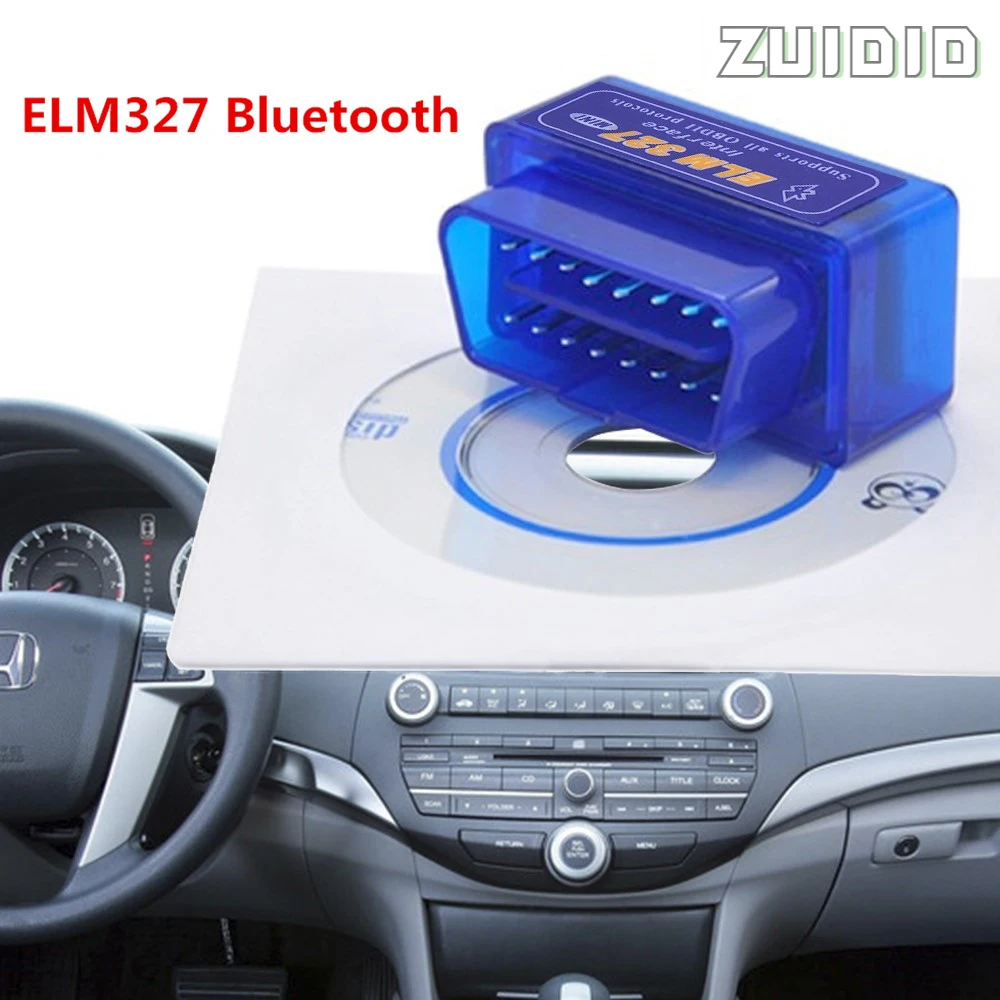 Super Mini ELM327 Bluetooth V2.1 OBD2 Car Diagnostic Tool ELM 327 ...